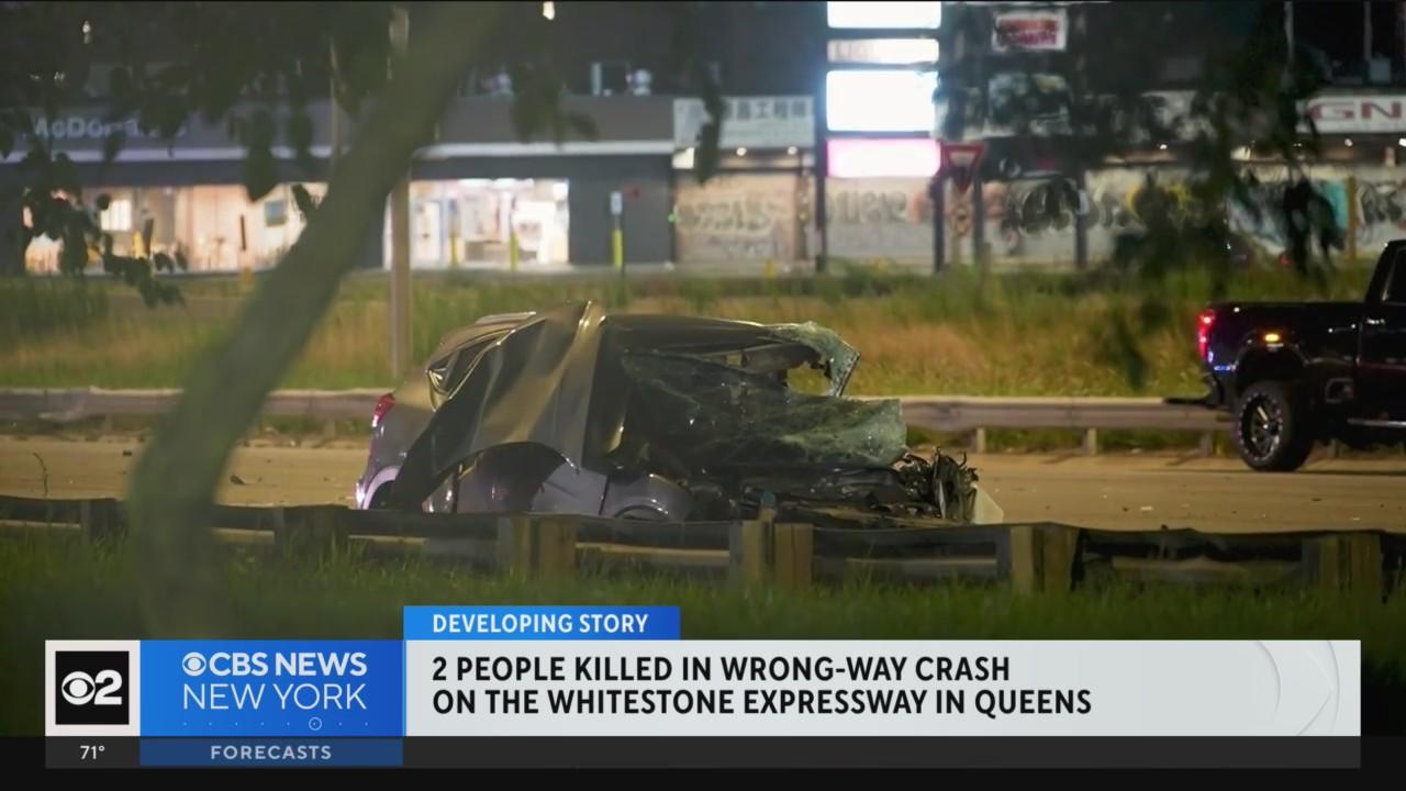 2 people killed in wrong way crash on Whitestone Expressway in Queens ...