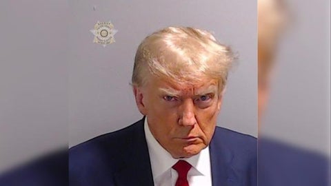 Trump's mug shot in Fulton County released - CBS News