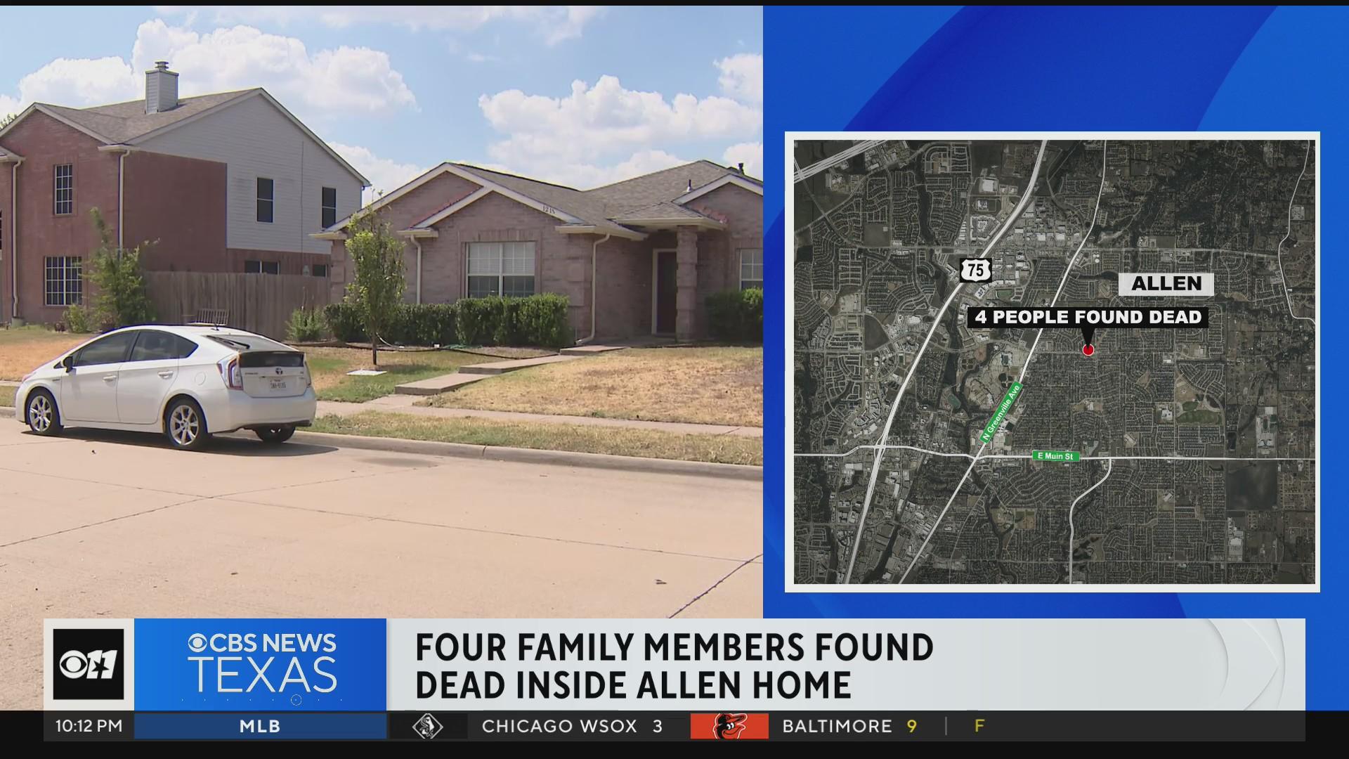 Allen police identify family of 4 slain in murder-suicide - CBS Texas