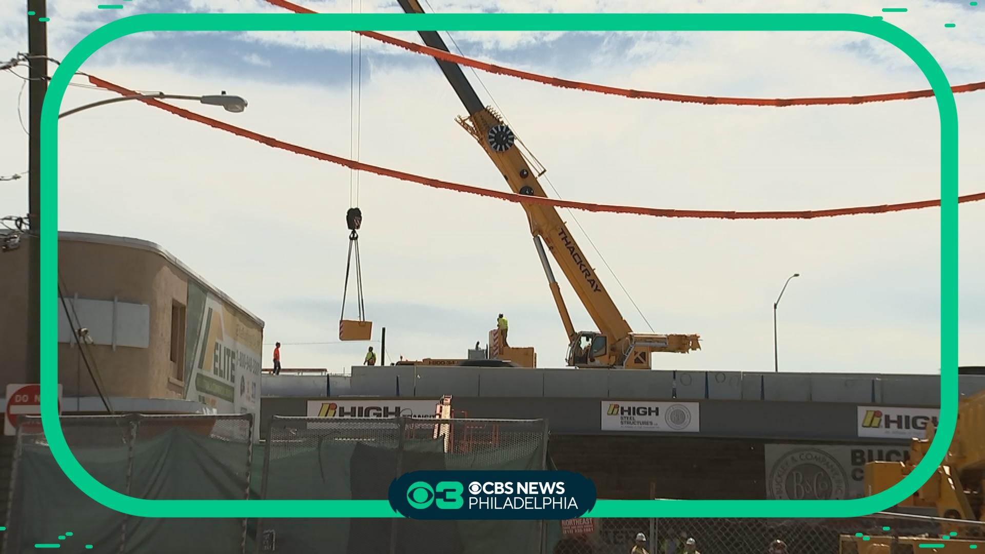 Permanent I-95 structure beams installed after interstate collapse ...