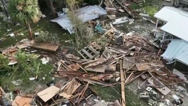 In Idalia's wake, a path of destruction and the start of cleanup - CBS News