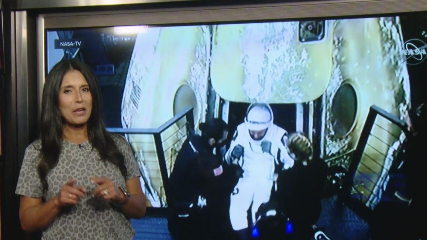 Four astronauts return to Earth in SpaceX capsule to wrap up six-month ...