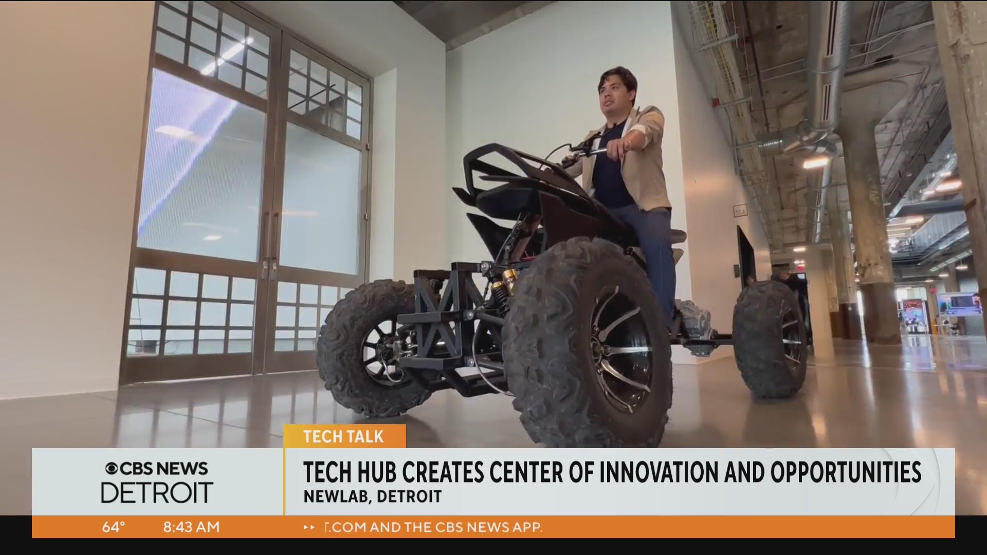 Inside look of NewLab in Detroit, a tech hub of innovation - CBS Detroit