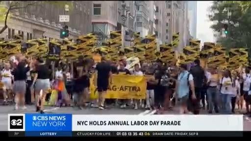 New York City holds annual Labor Day Parade along Fifth Avenue - CBS ...