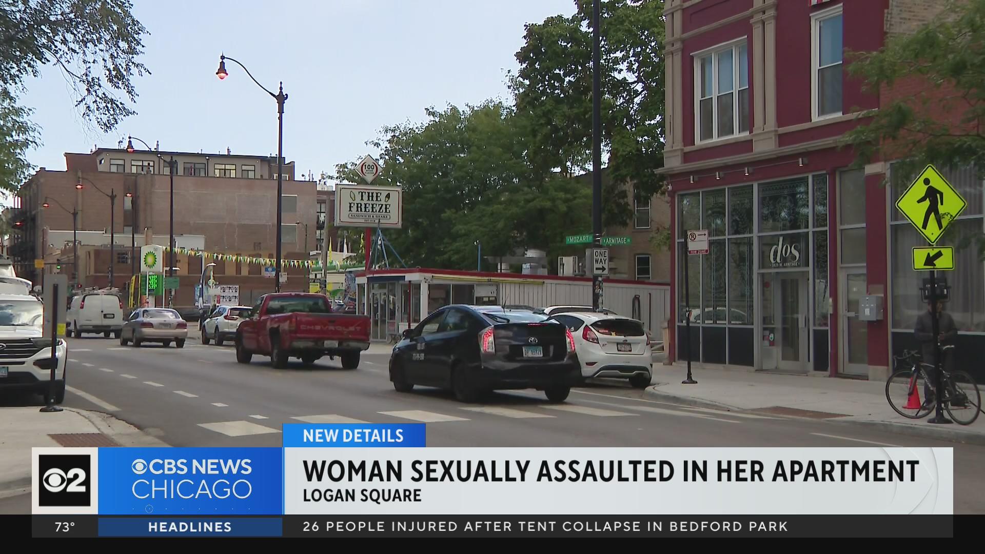 Man sexually assaults woman in her Logan Square apartment - CBS Chicago