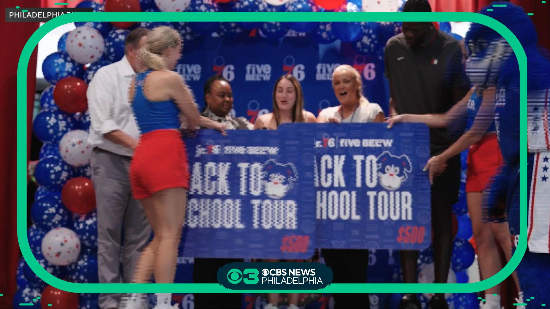 Sixers team up with Five Below to surprise teachers with gift cards ...