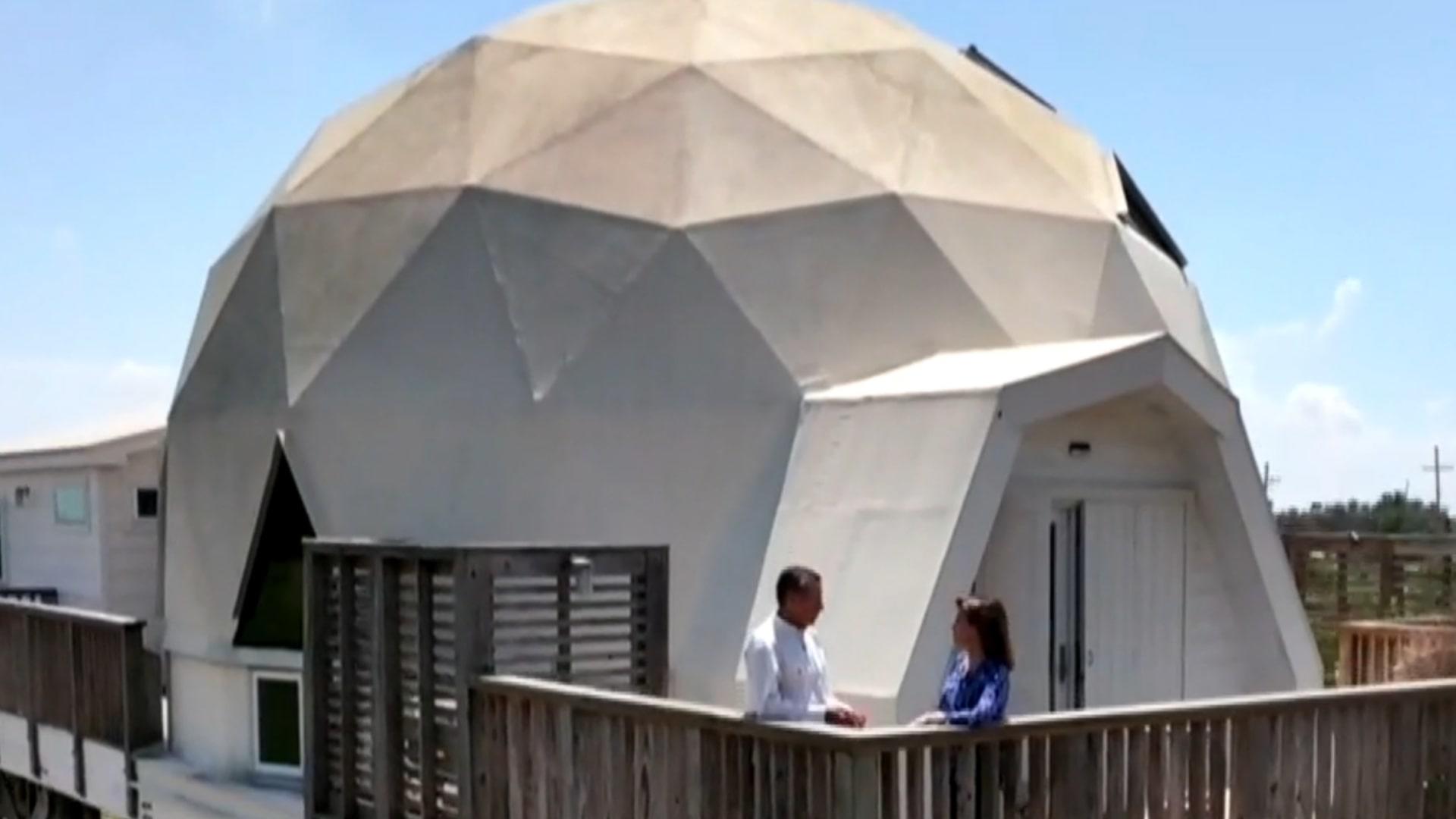 How dome homes can help protect against natural disasters - CBS News
