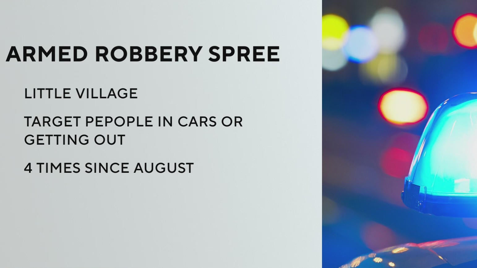 CPD issue alert of string of armed robberies in Little Village - CBS ...