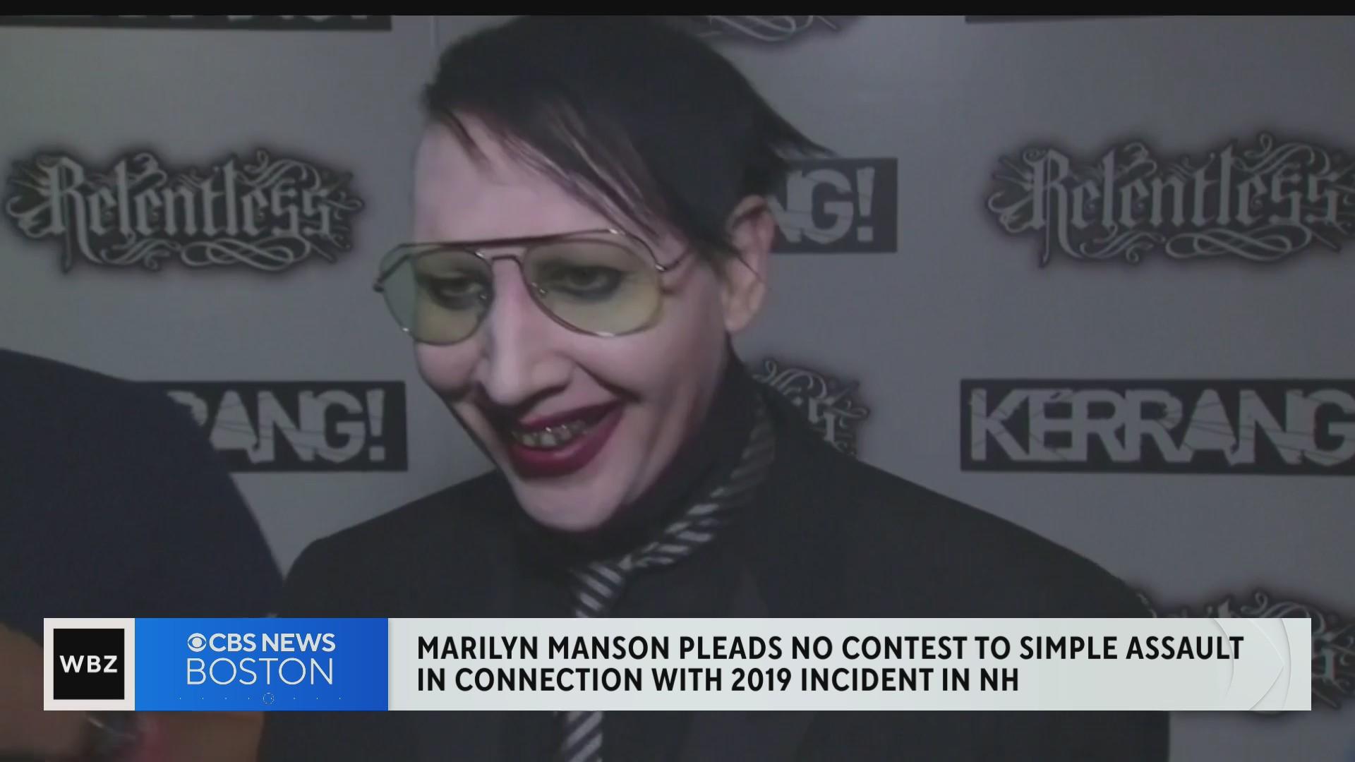 Marilyn Manson gets fine, community service for blowing nose on ...