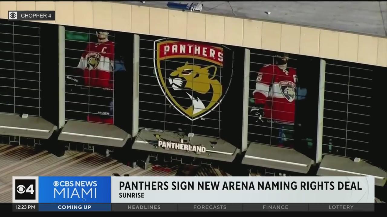 Florida Panthers sign new naming rights deal for arena - CBS Miami