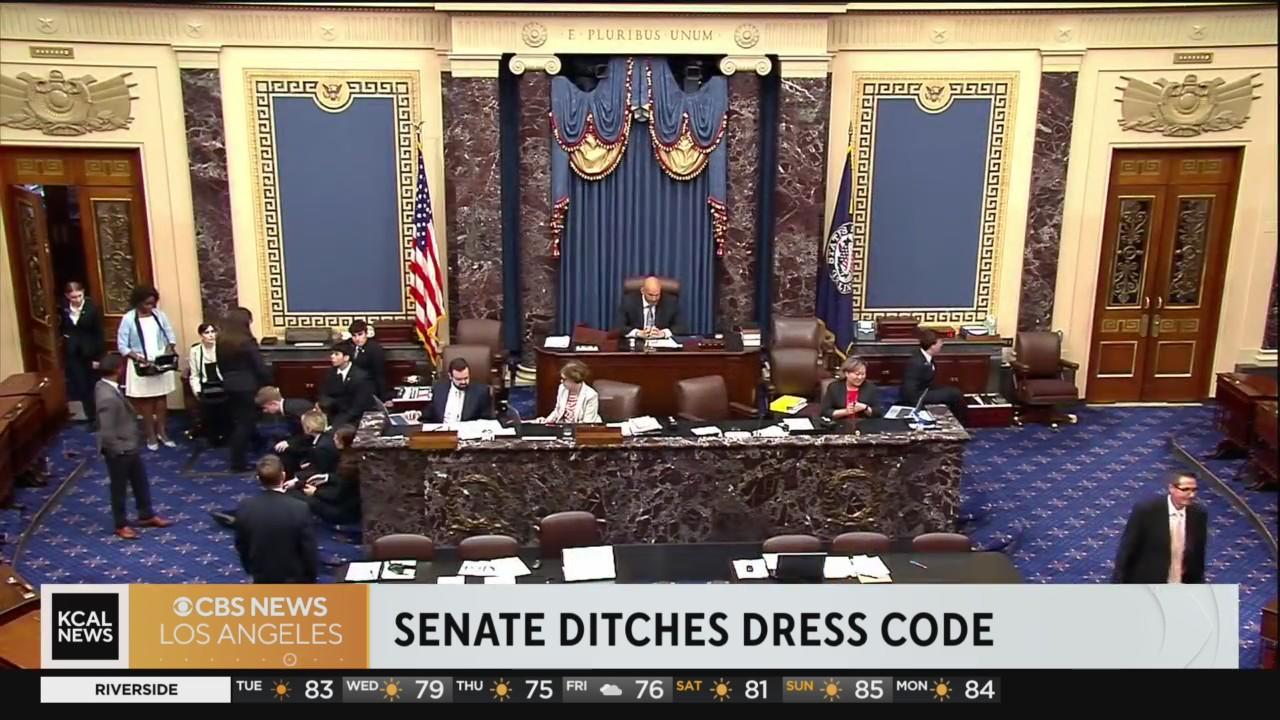 Senate ditches dress code as some choose more casual attire - CBS Los ...