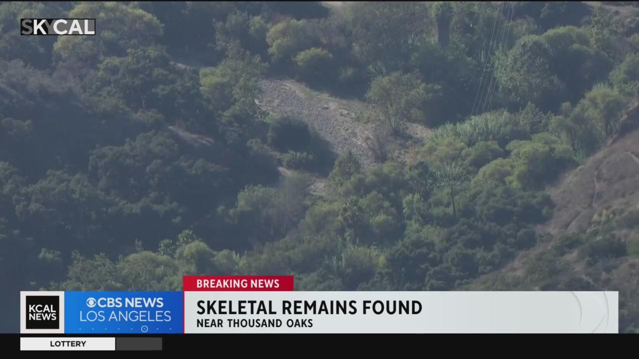 Skeletal human remains found in Thousand Oaks - CBS Los Angeles