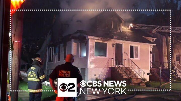2 killed in Union, New Jersey house fire - CBS New York