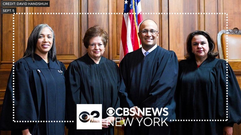 First ever all-Latino bench takes helm in New York State Appellate Division - CBS New York