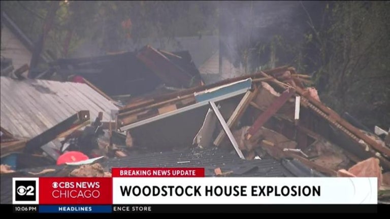 Chicago area home destroyed in apparent natural gas explosion - CBS Chicago