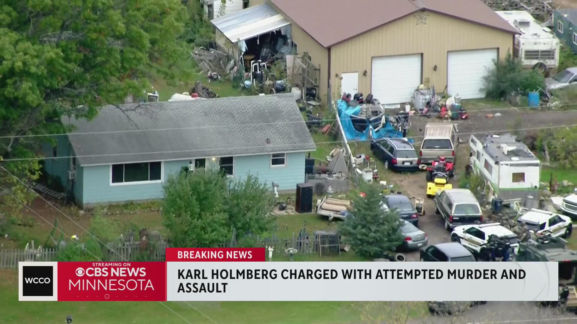 Karl Holmberg charged with shooting 5 officers in east central ...