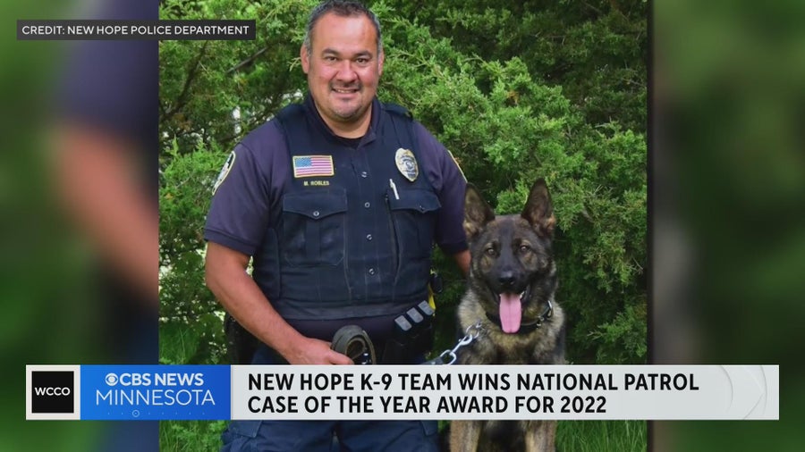 New Hope Police K-9 team wins national award - CBS Minnesota