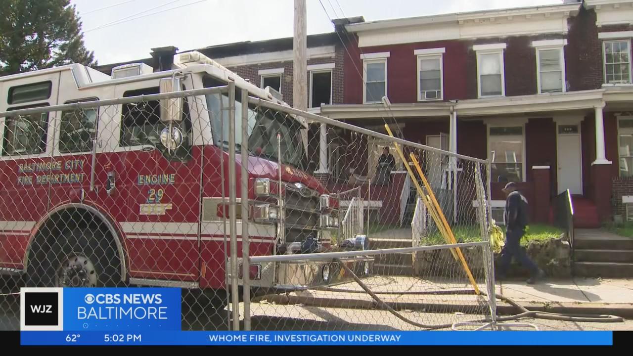 Northwest Baltimore community shocked after fatal fire - CBS Baltimore