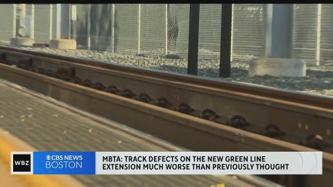 MBTA says large portion of Green Line Extension track needs to be fixed ...