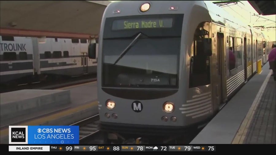 LA Metro ridership rises amid dramatic decrease in crime - CBS Los Angeles