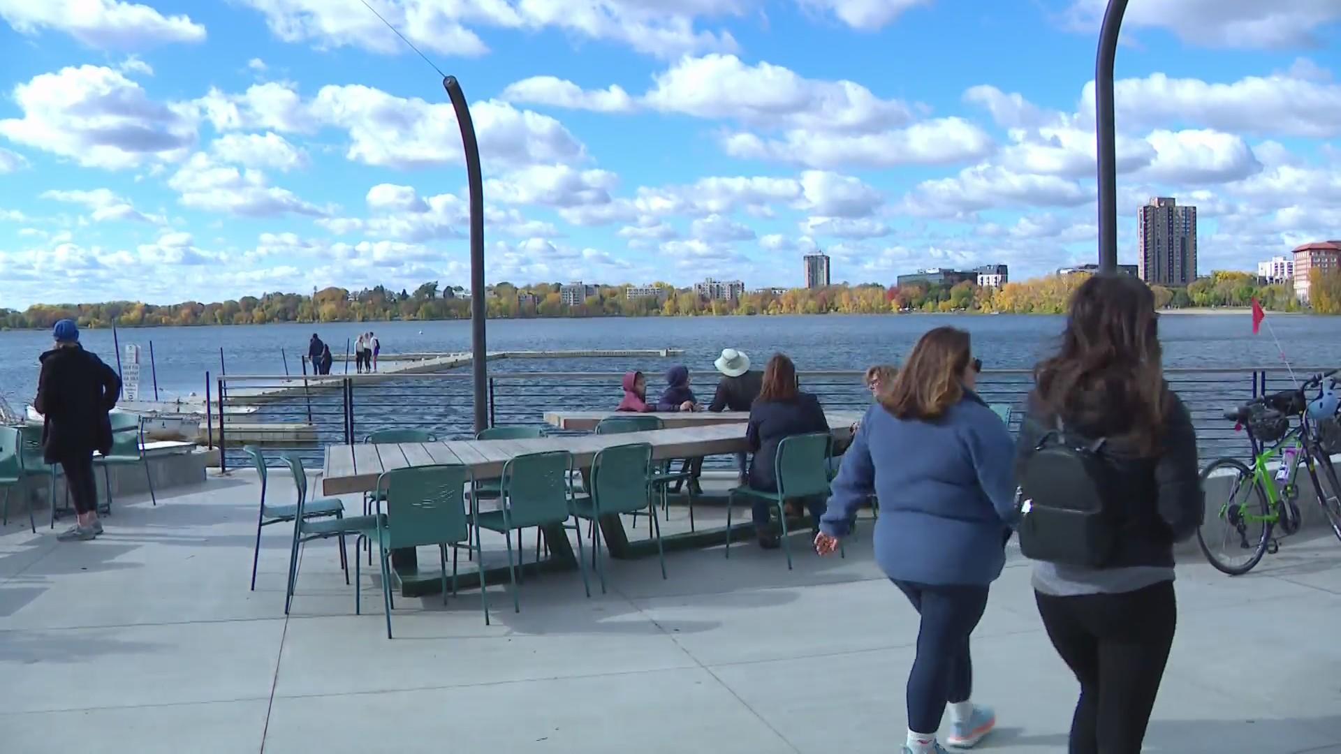 Bde Maka Ska pavilion opens to the public - CBS Minnesota