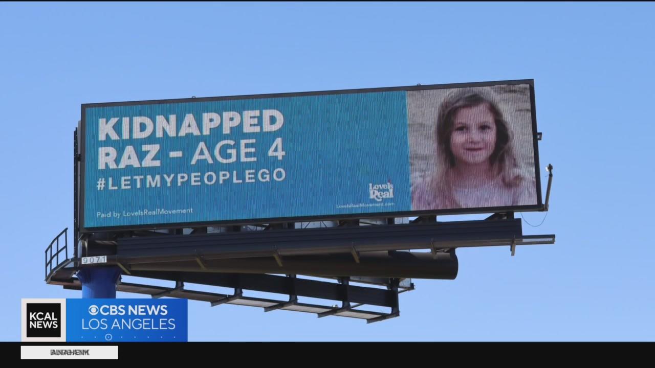 LA billboards raise awareness of Israeli hostages and kidnapped ...