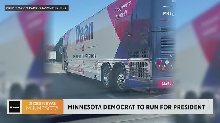"Dean Phillips For President" bus spotted in Ohio - CBS Minnesota