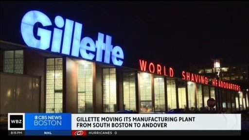 Gillette moving razor manufacturing from South Boston to Andover - CBS ...