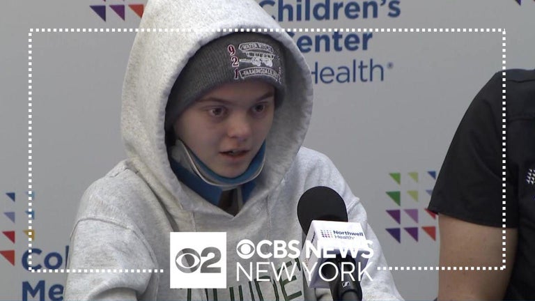 Farmingdale High School student Audrina Crocitto thanks doctors, first ...