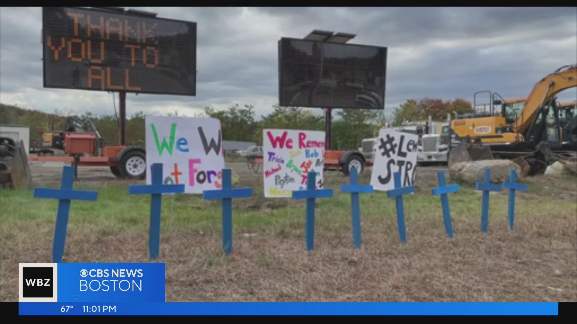Vigil held for mass shooting victims in Lewiston, Maine - CBS Boston