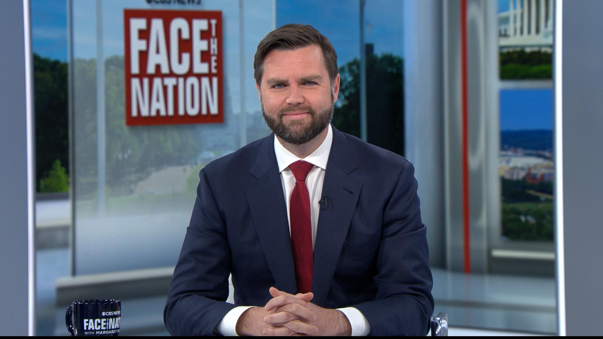 Transcript: Sen. J.D. Vance of Ohio on "Face the Nation," Oct. 29. 2023 ...