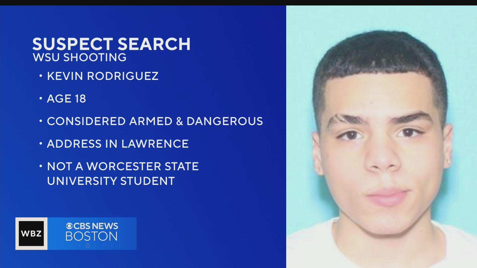 18-year-old Kevin Rodriguez wanted in shooting death at Worcester State ...