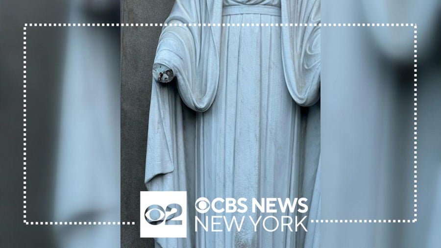 Nearly 110-year-old Virgin Mary statue vandalized at Queens church ...