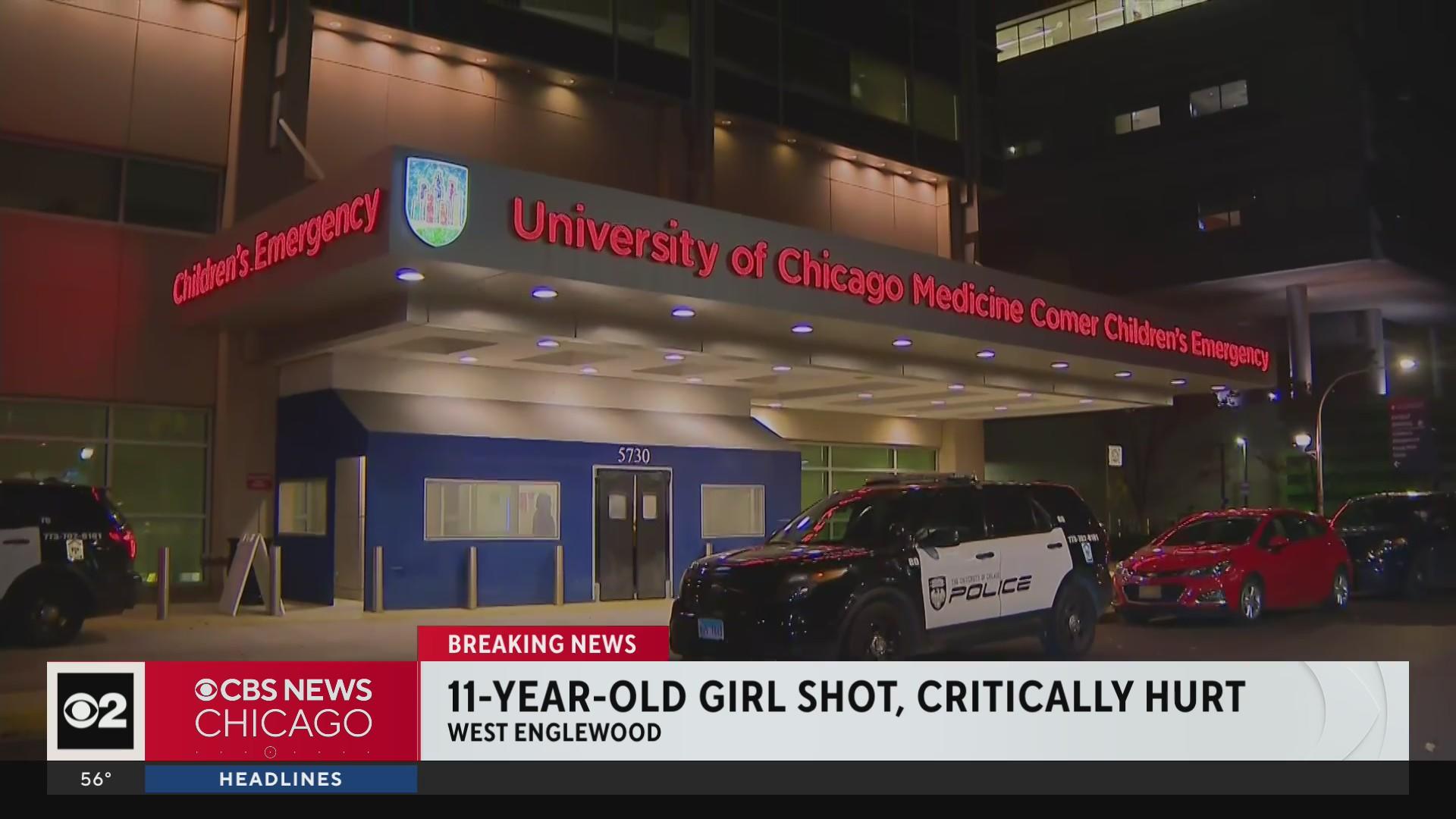 Chicago shooting: Girl, 11, shot in the head in West Englewood - CBS ...