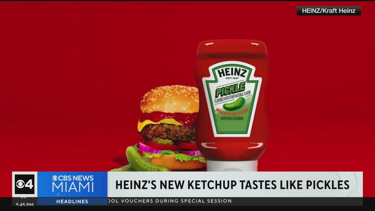 Heinz's new "Pickle Ketchup" rolls out in 2024 - CBS Miami