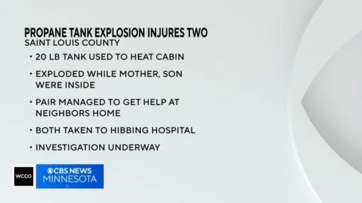 Woman, son injured when propane tank explodes inside northern Minnesota ...