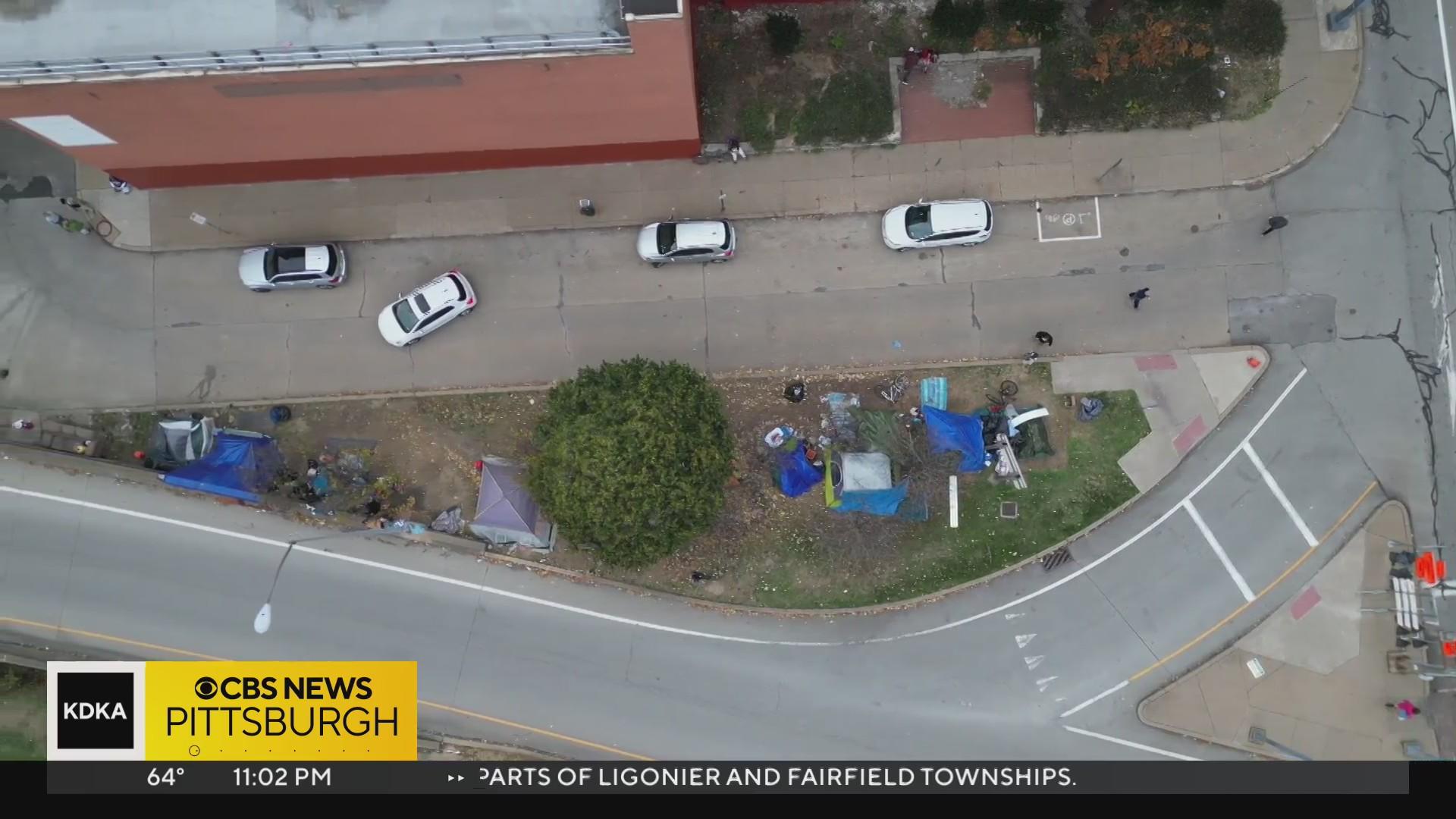 Homeless encampment in Downtown Pittsburgh to be cleared on Tuesday ...