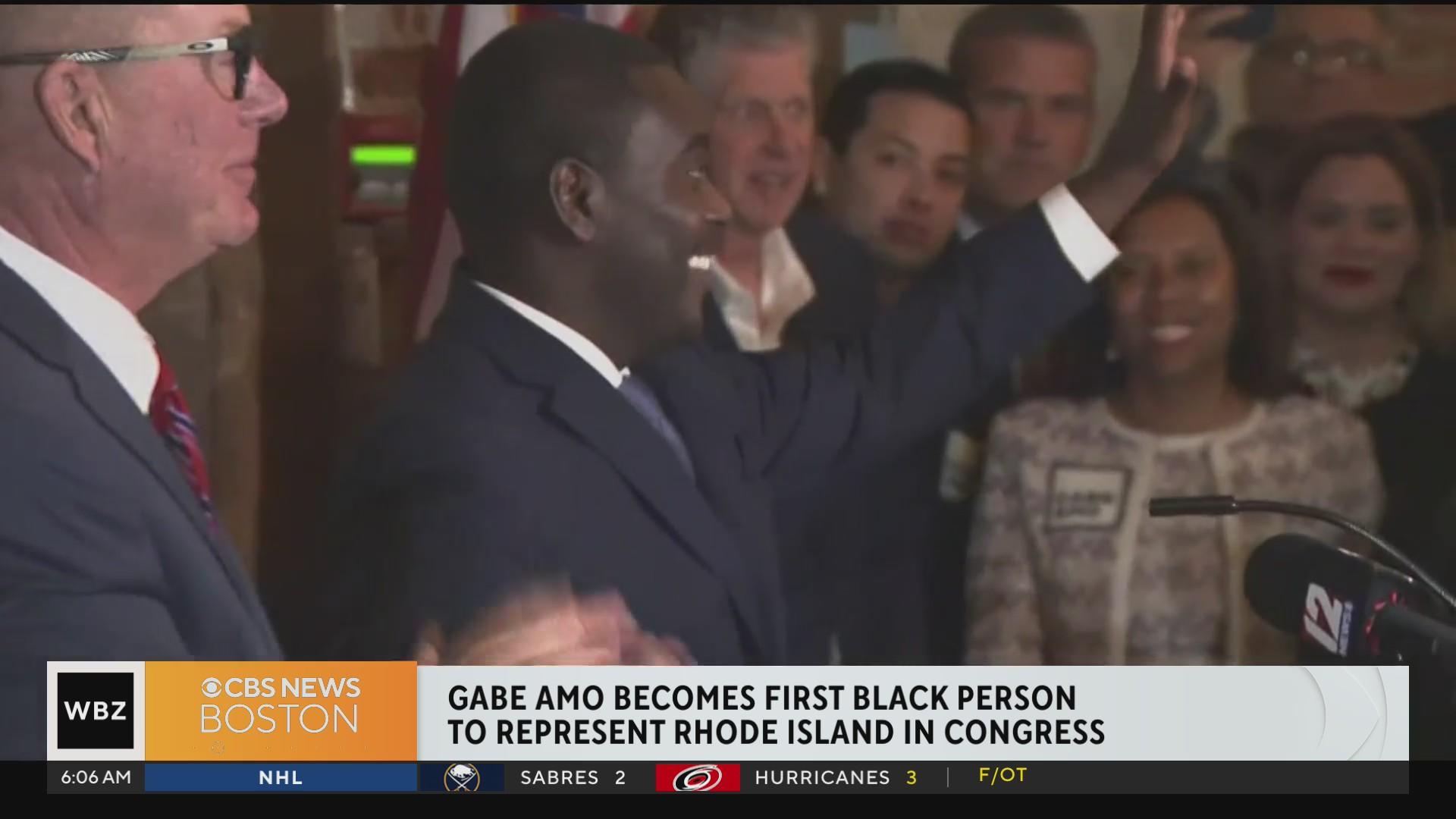Gabe Amo becomes Rhode Island's first Black candidate elected to ...