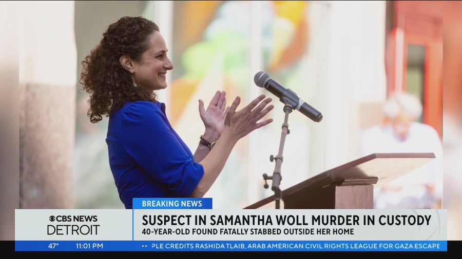 Suspect taken into custody in murder of Detroit synagogue president Samantha Woll, police say ...