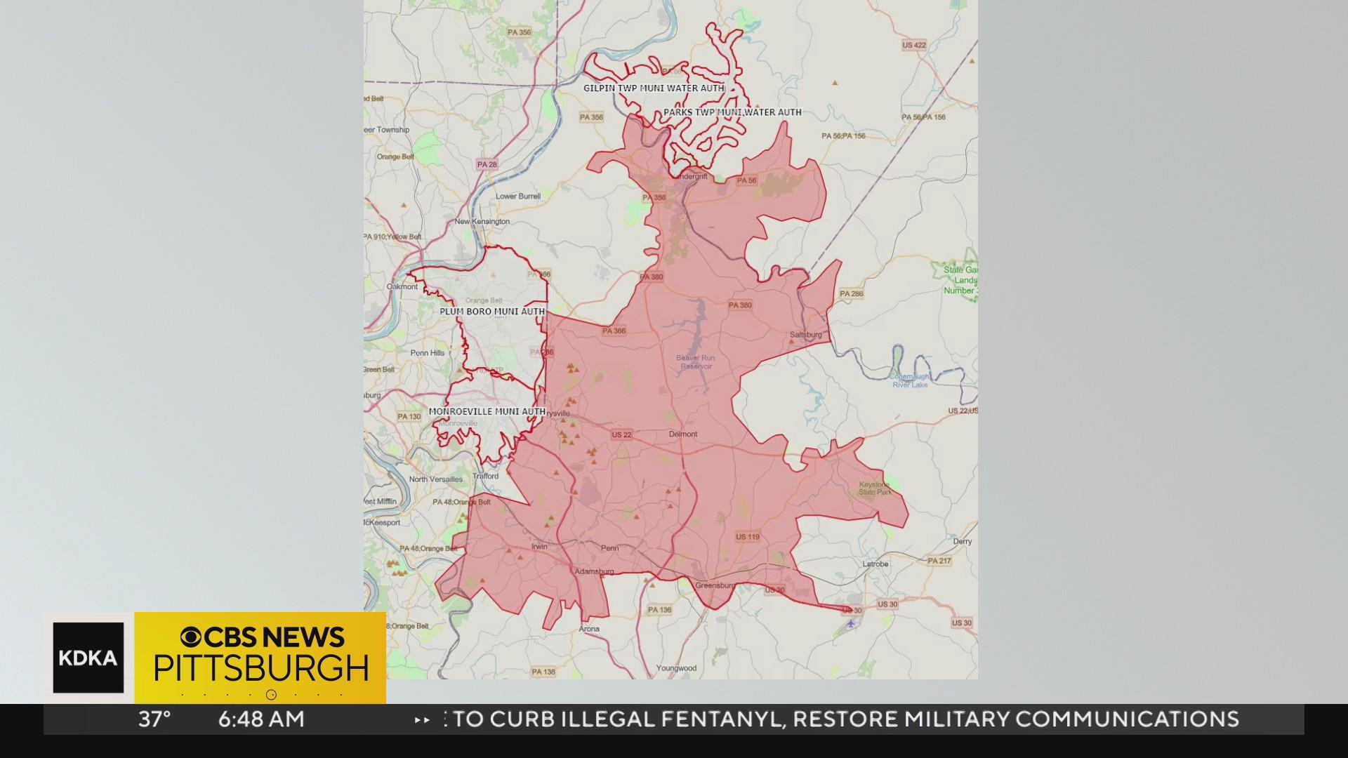 Water conservation advised for customers in Westmoreland, Allegheny ...