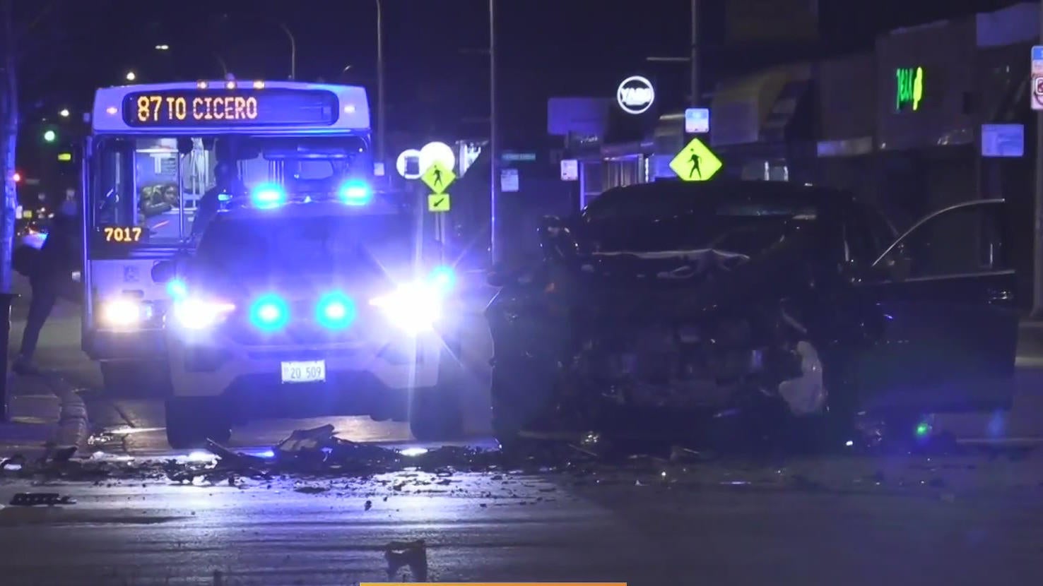 3 hurt in South Side Chicago crash involving CTA bus - CBS Chicago