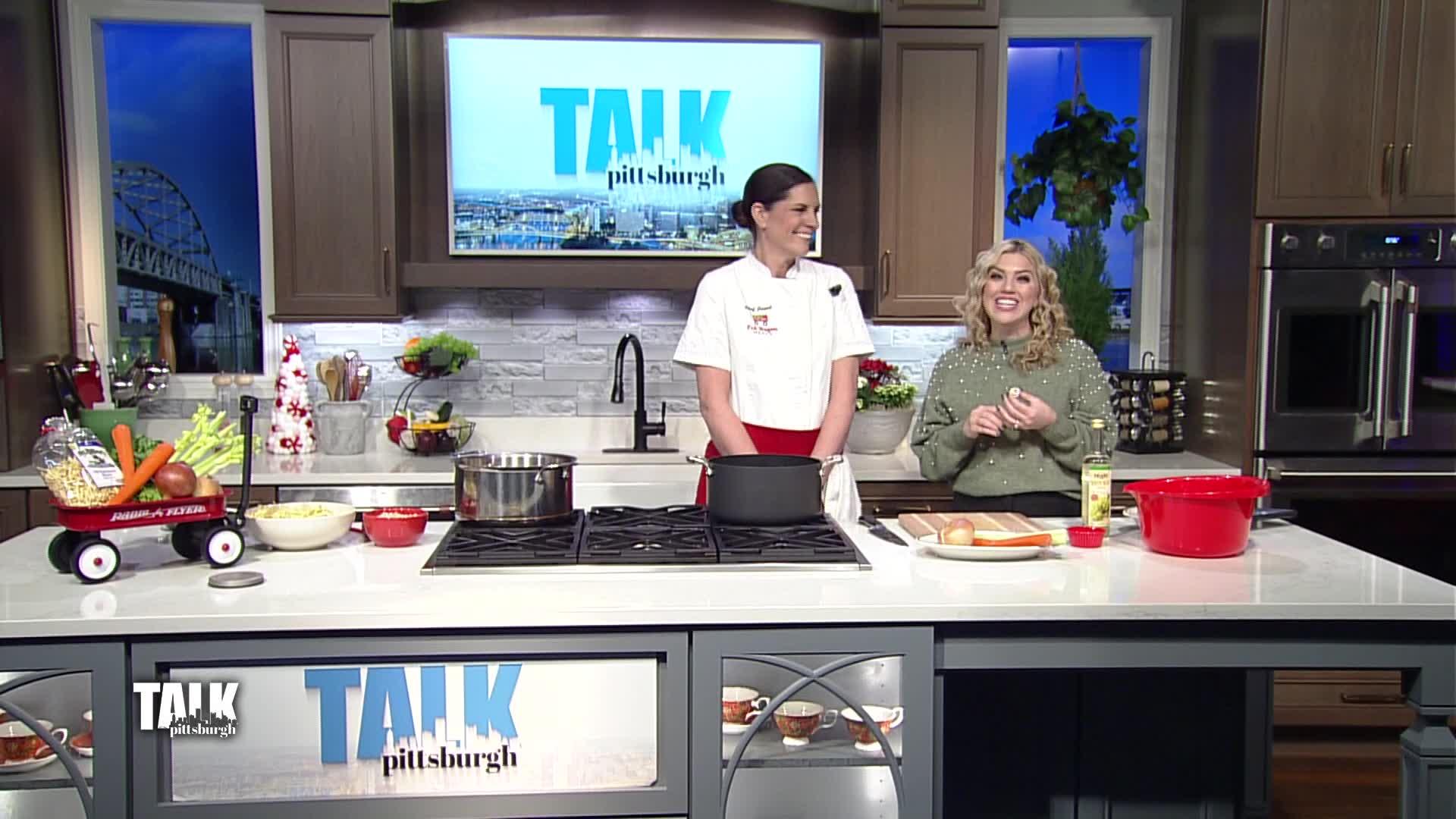 Chef Janet Loughran's Chicken Noodle Soup on Talk Pittsburgh - CBS ...