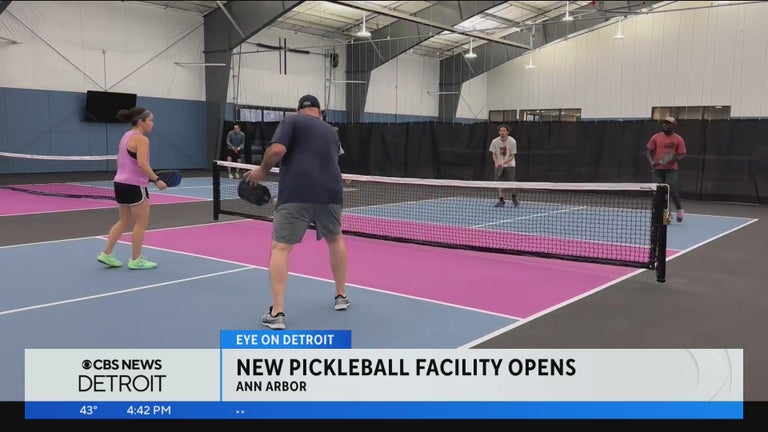 Ann Arbor now home to Michigan's largest pickleball facility - CBS Detroit