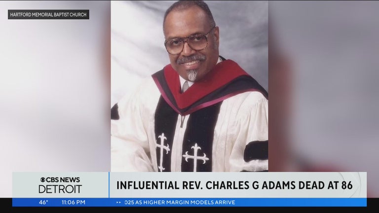 Well-known Detroit pastor the Rev. Charles G. Adams dies, but his ...