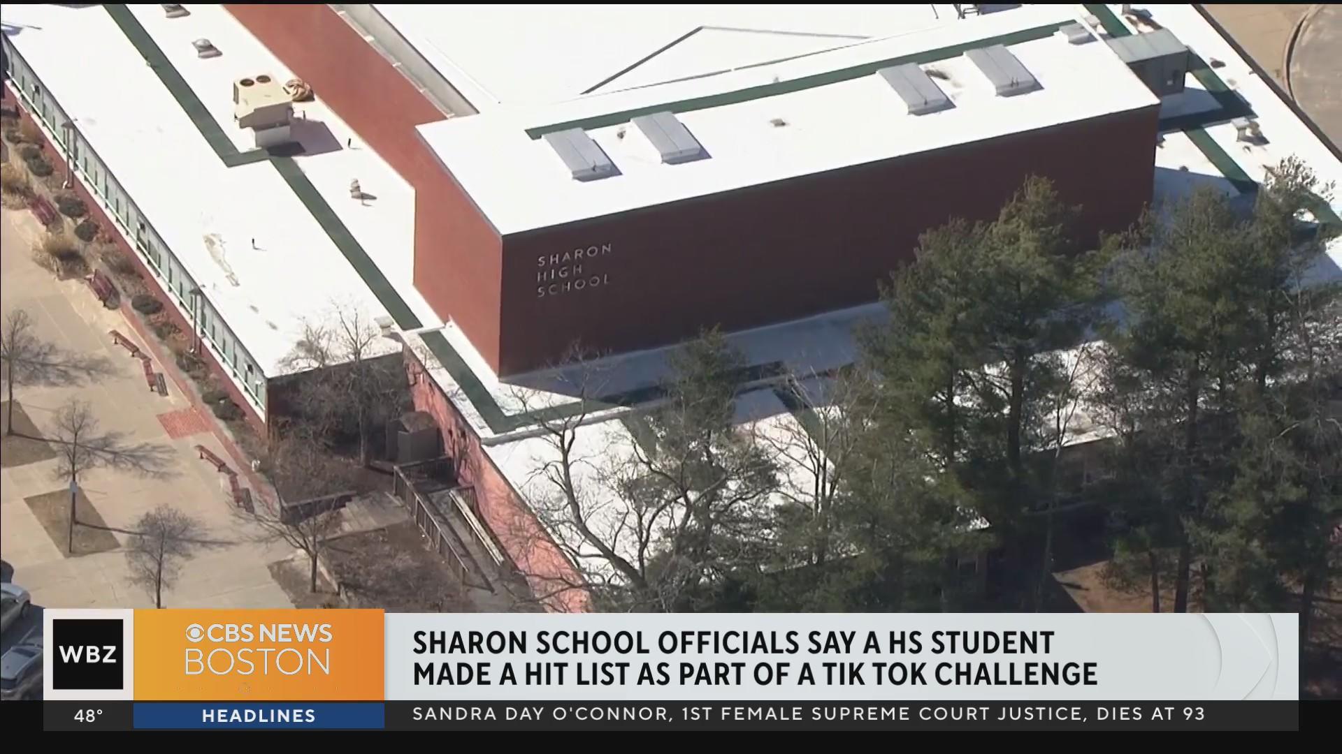 Student at Sharon High School accused of making hit list inspired by ...