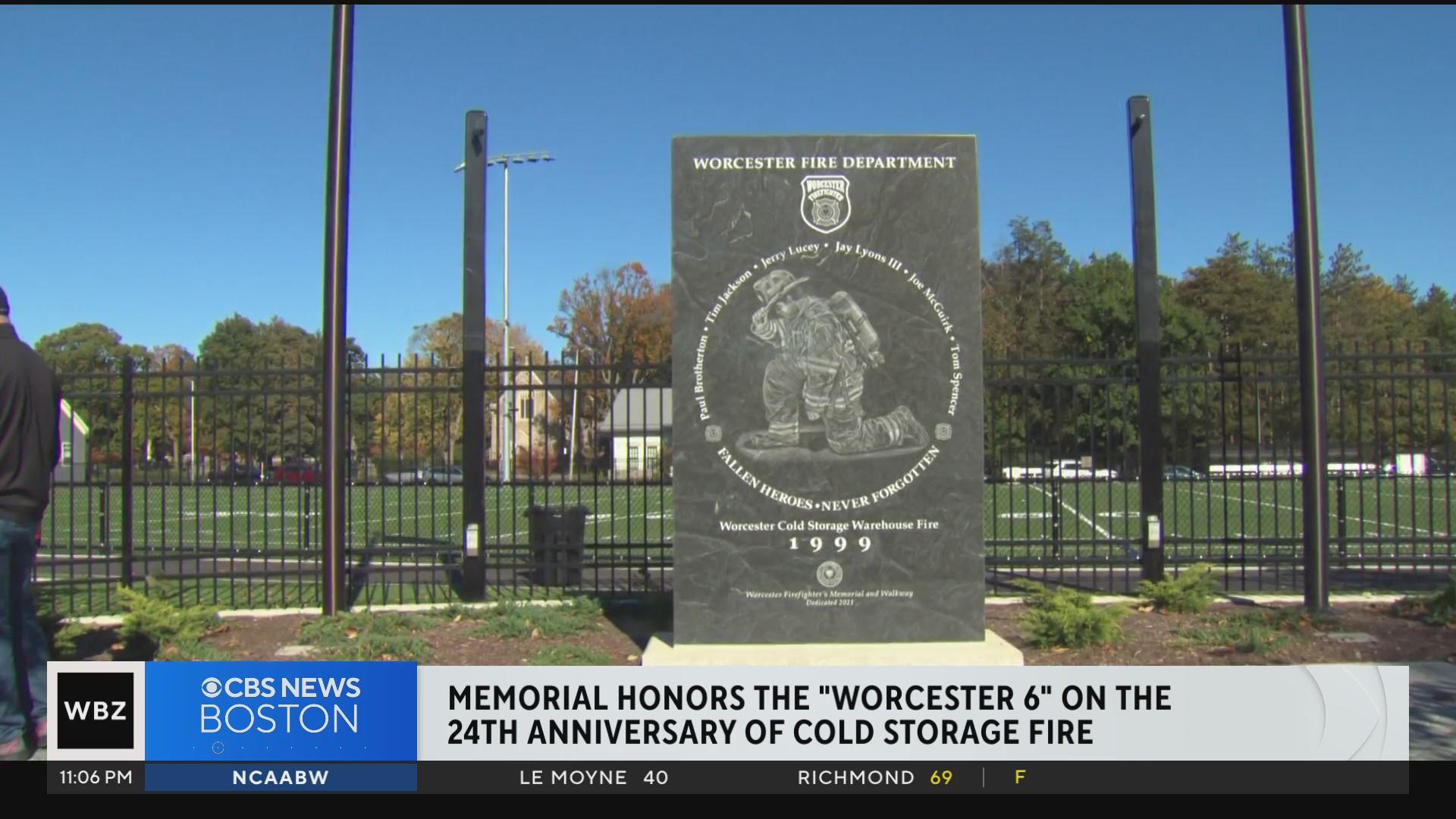 6 Worcester firefighters killed in 1999 warehouse fire honored in ...