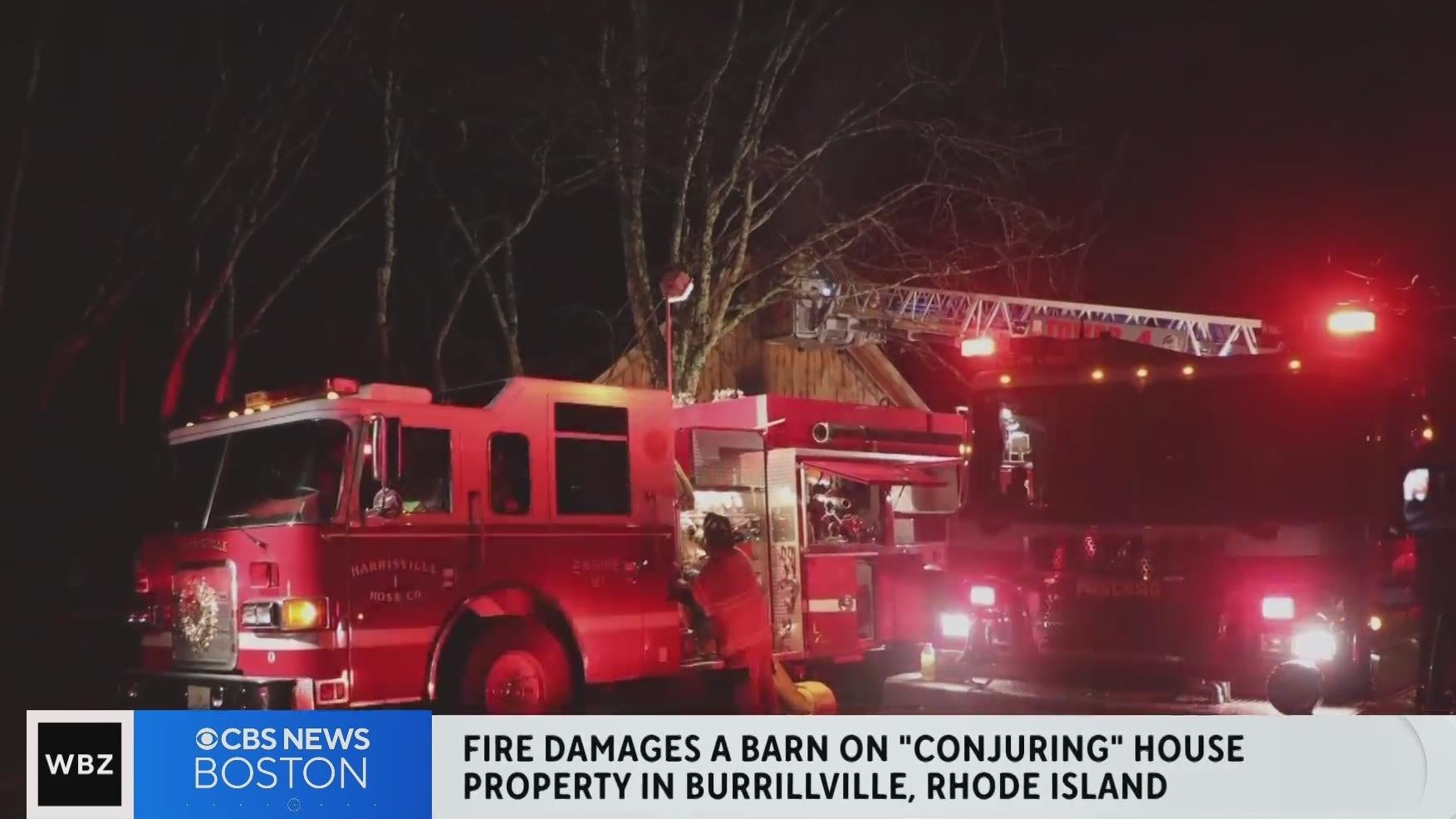 Conjuring House barn in Rhode Island catches fire; "spirits" said to be ...