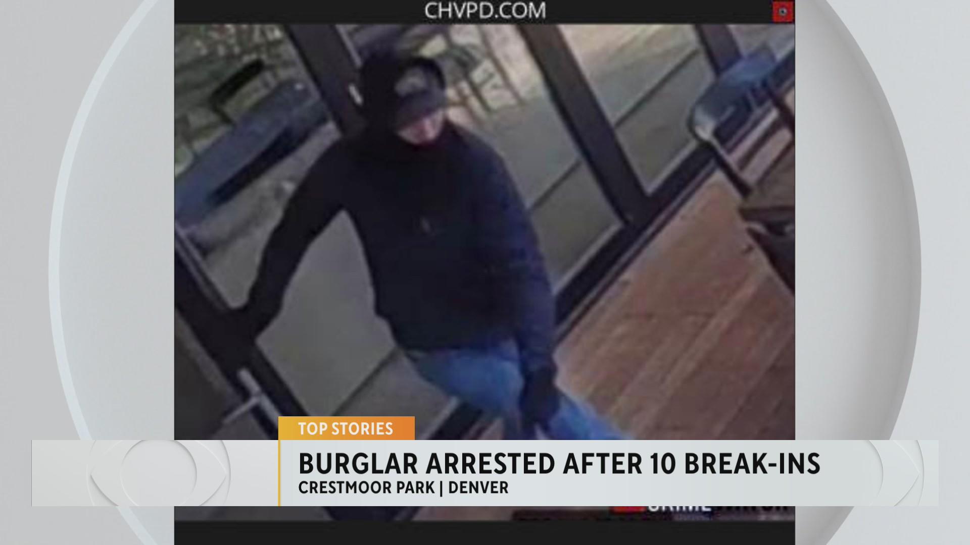Colorado man arrested, accused in 11 burglaries last month - CBS Colorado
