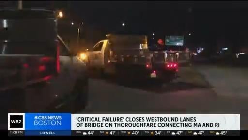 "Critical failure" closes I-195 west on Washington Bridge in Providence ...