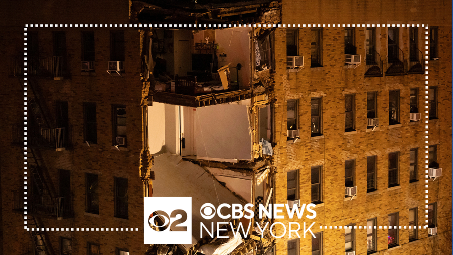 FDNY reports no victims in Bronx partial building collapse - CBS New York